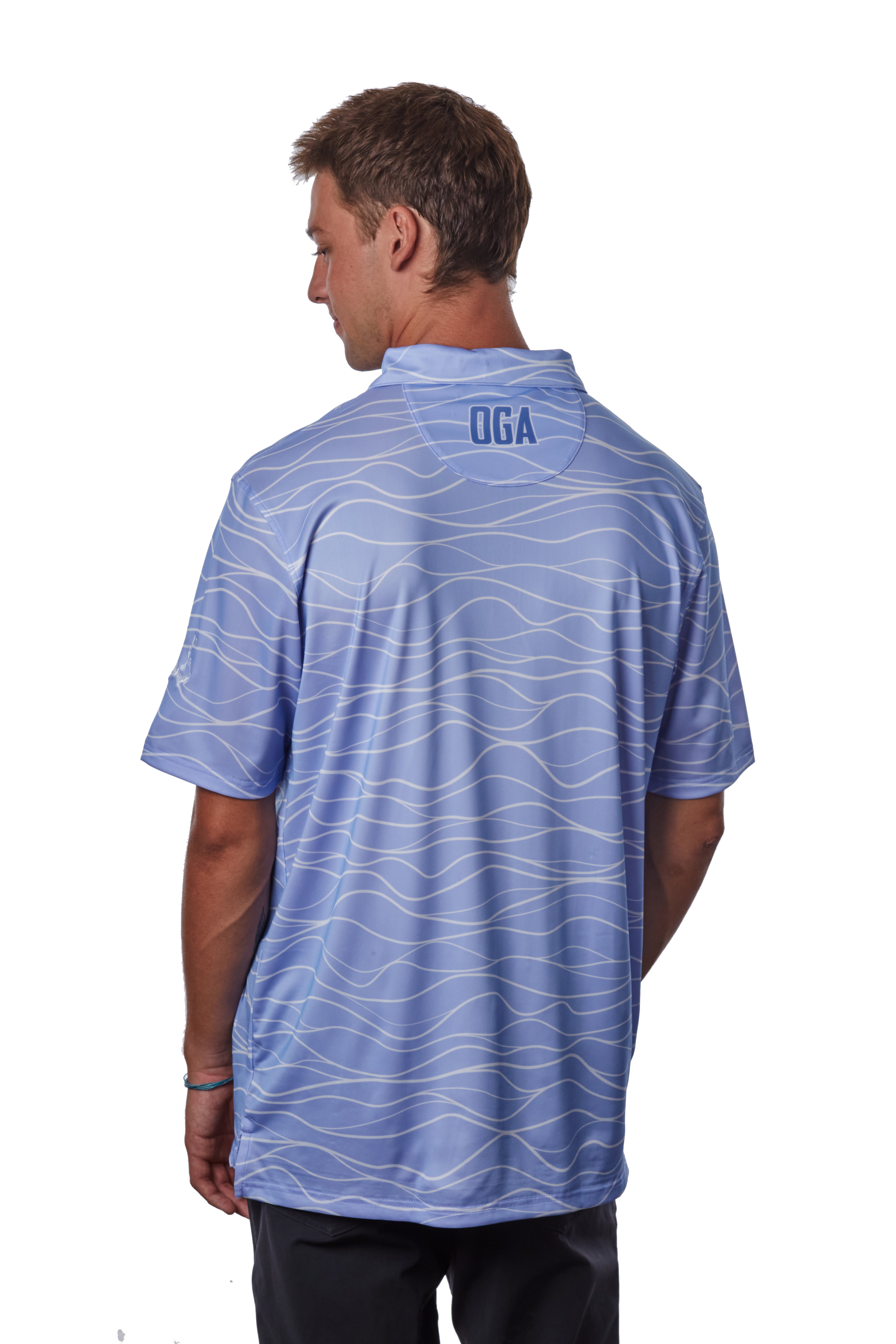 Shop Limited Edition Polos: "Scattered Islands" Black Onyx - OGA Men's Polo – Oahu Golf Apparel